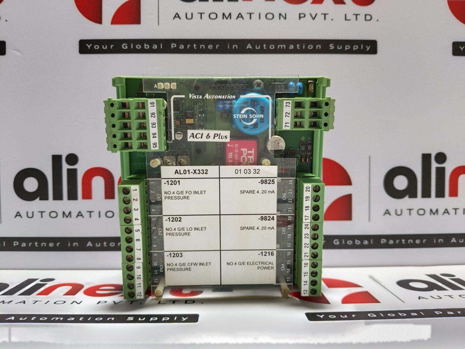 H.M.Stein Sohn F101003A Analog Current Input Module ACI 6 Plus Rev.I ...