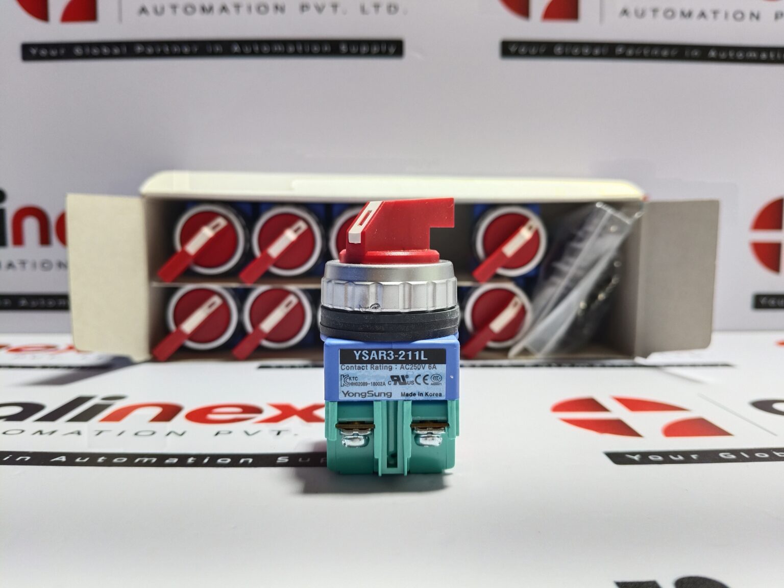 Lot Of 10X Yongsung YSAR3-211L rotary selector switch AC250V 6A ...