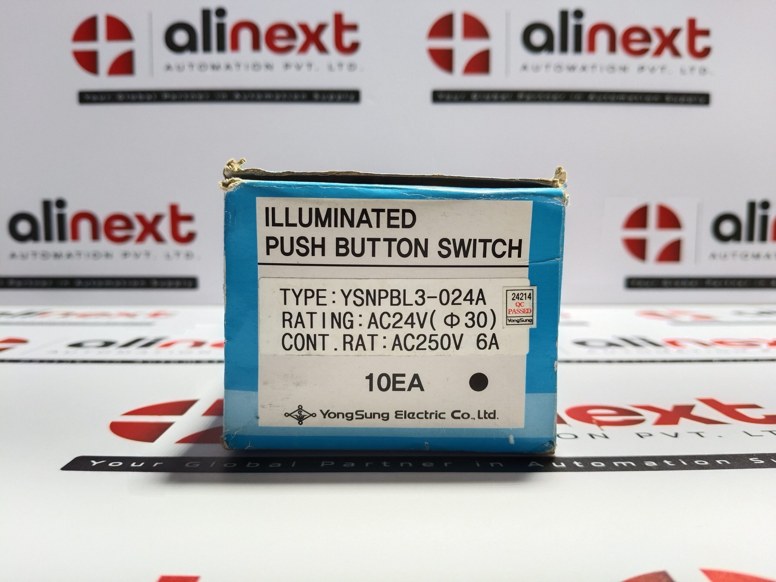 Lot Of 10x Yongsung YSNPBL3-024A illuminated push button switch AC250V ...