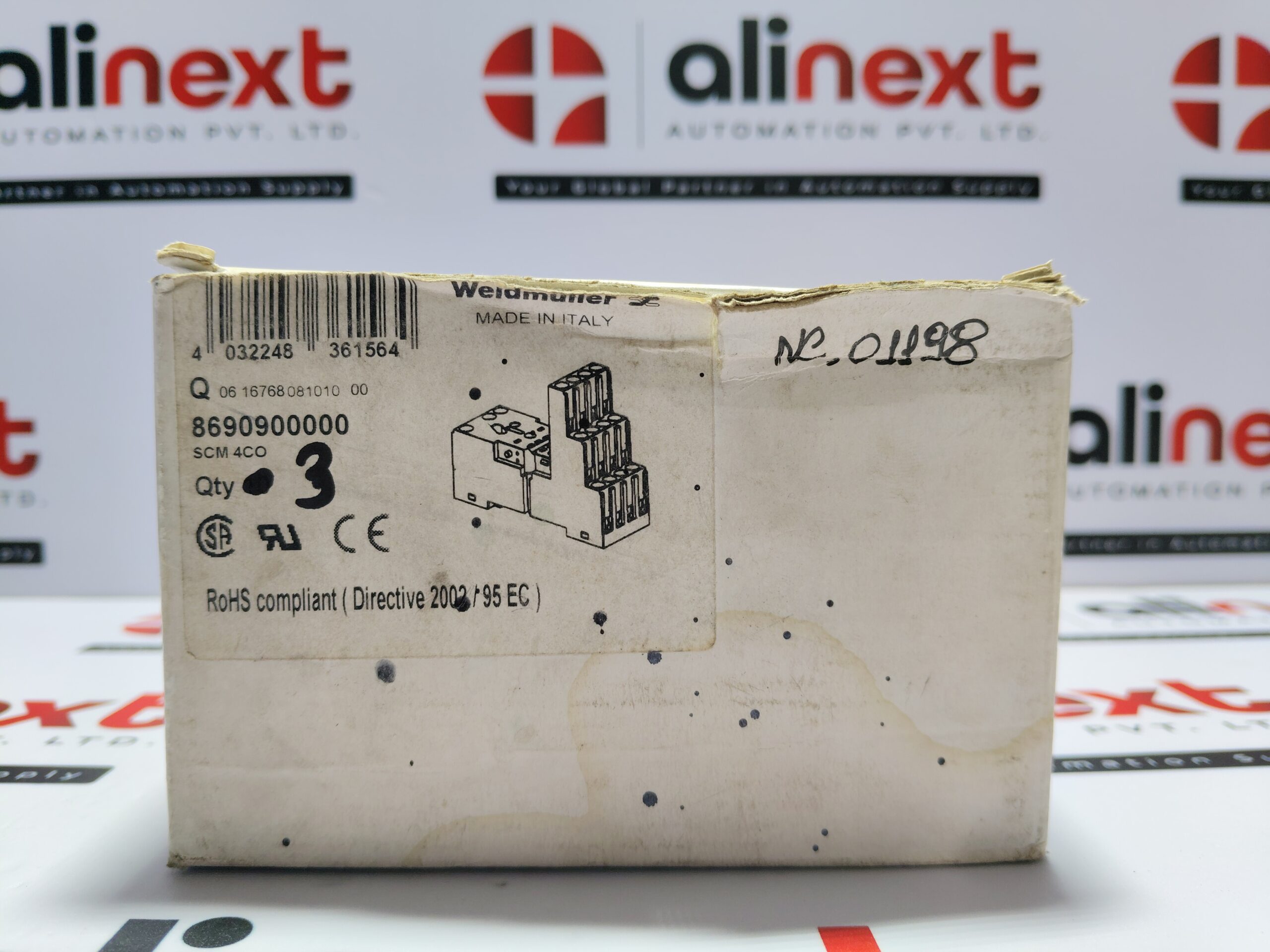 Weidmüller SCM 4CO ECO relay socket 12A|300VAC - alinextautomation.com