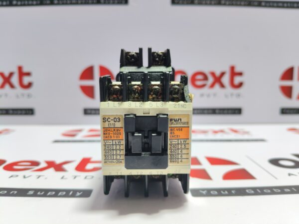 Fuji Electric SC-03 magnetic contactor 4NC0A0 20A Coil-110V (crack ...