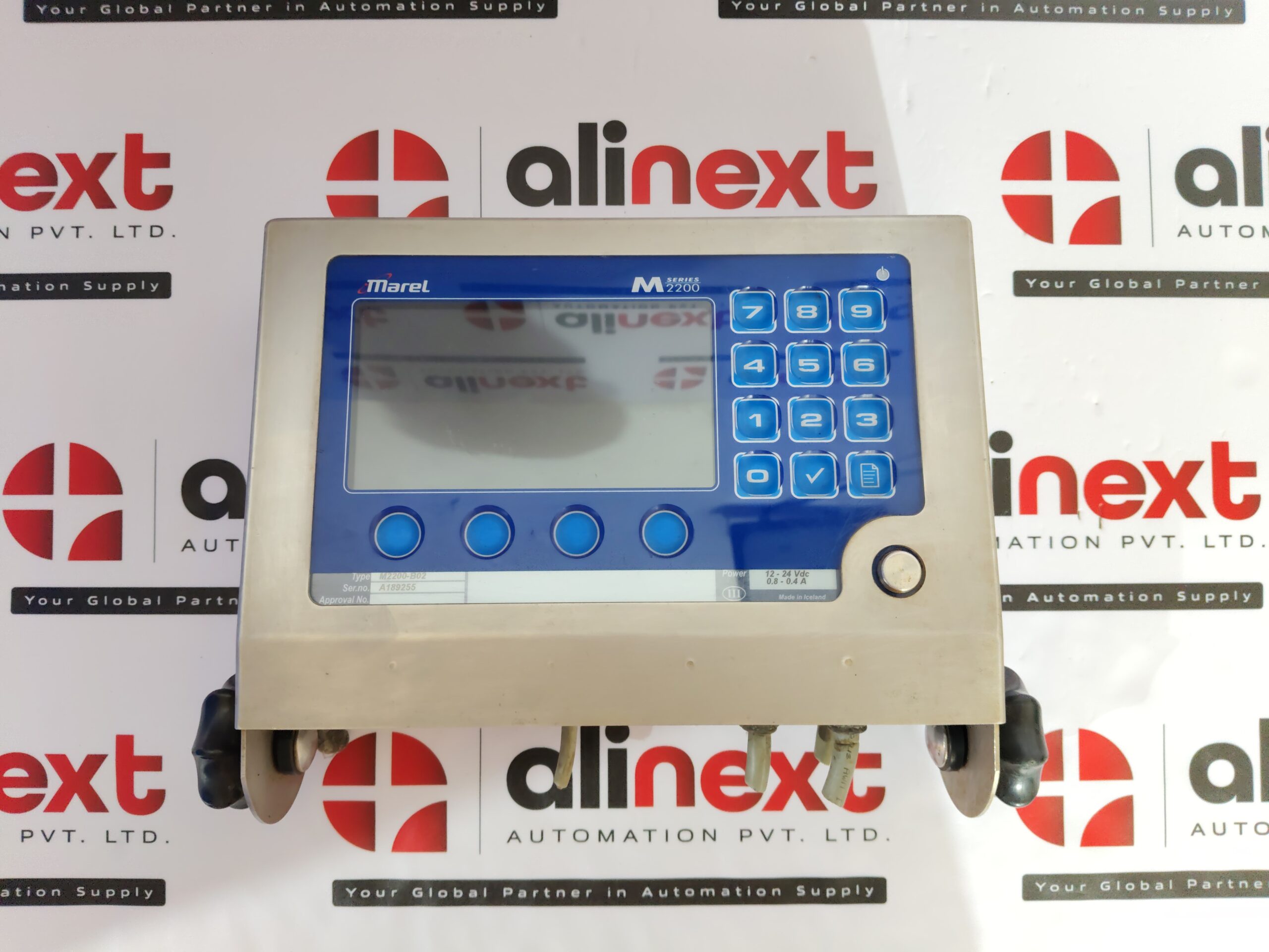 Marel M2200 series scale indicator M2200-B02 12-24V dc 0.8-04 A ...